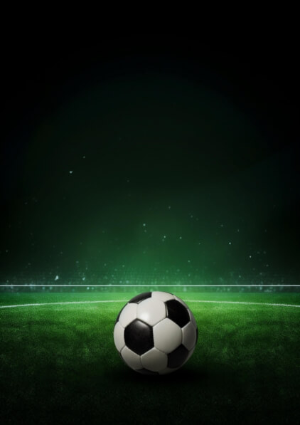 Download Soccer Ball on Field with Illuminated Background Backgrounds ...