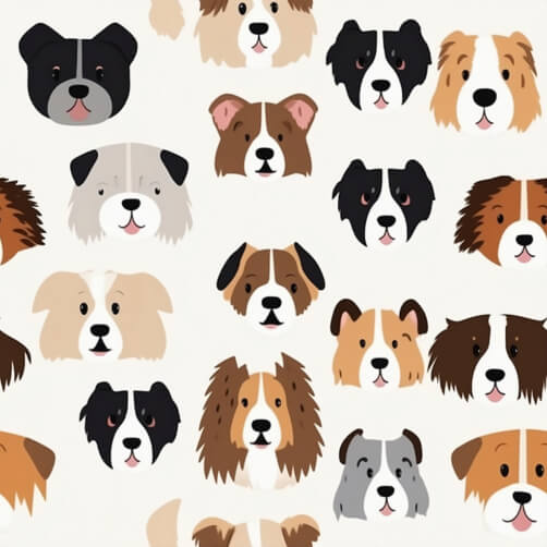 Download Seamless Pattern of Colorful Dachshund Dogs Patterns Online ...
