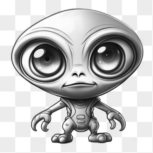 Download Alien Head Drawing for Character Design Sketches Online ...