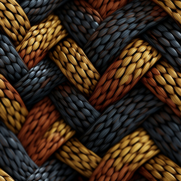 Download Close-Up Image of Braided Rope Patterns Online - Creative Fabrica
