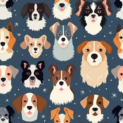 Download Seamless Pattern of Colorful Dachshund Dogs Patterns Online ...