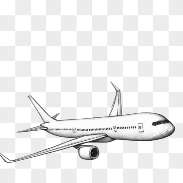 Einfache Flugzeugskizze Flugzeug Malen Schritt Für Schritt