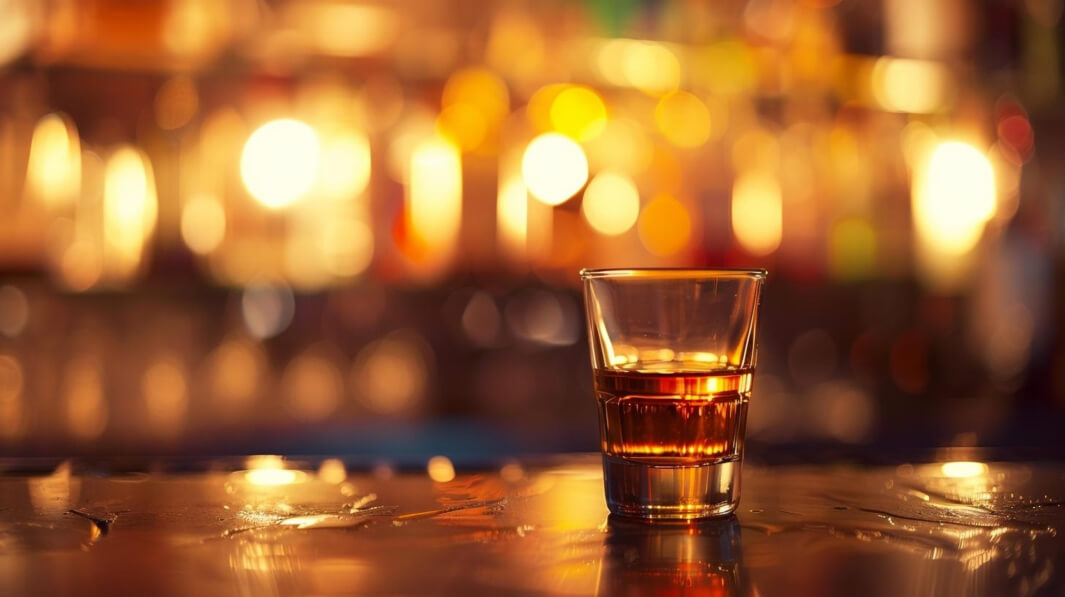 Download Shot Glass with Alcohol in a Bar Setting Mockups Online ...