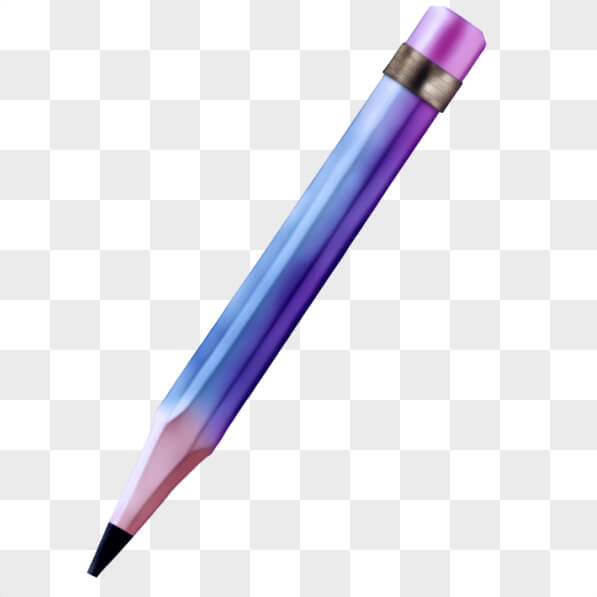 Baixe Lápis Roxo e Azul PNGs - Creative Fabrica