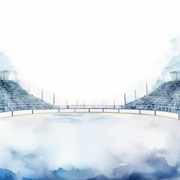 Download Watercolor Ice Hockey Arena with Dreamy Atmosphere Backgrounds ...