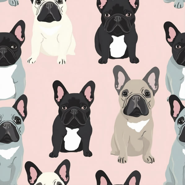 Download Seamless Bulldog Pattern Patterns Online - Creative Fabrica