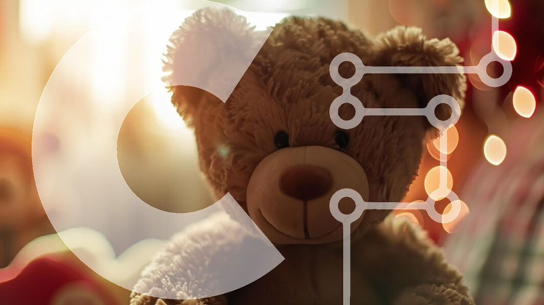 Brown Teddy Bear Among Stuffed Animals stock photo | Creative Fabrica