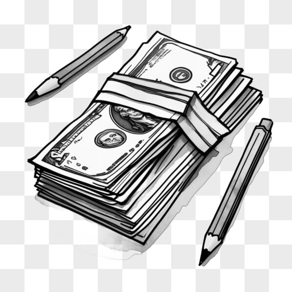 Download Creative Financial Education with Dollar Bills and Pencils ...
