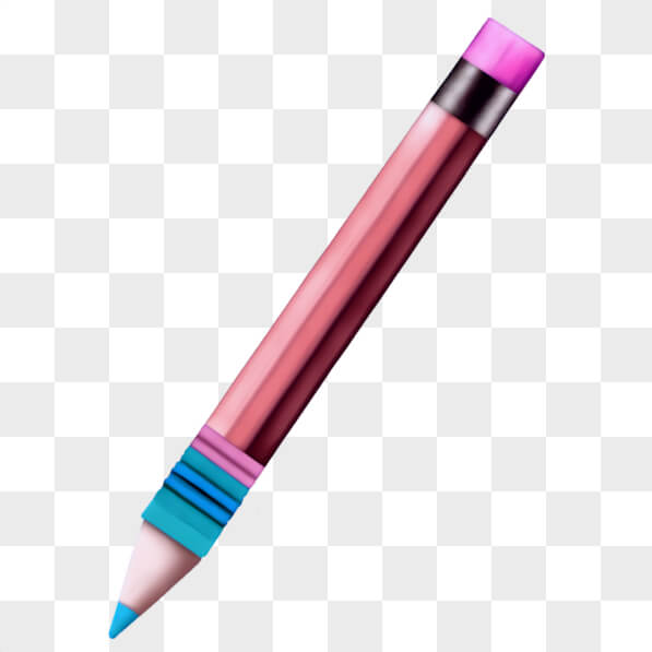 Descarga Lápiz rosa y azul PNGs En Línea - Creative Fabrica