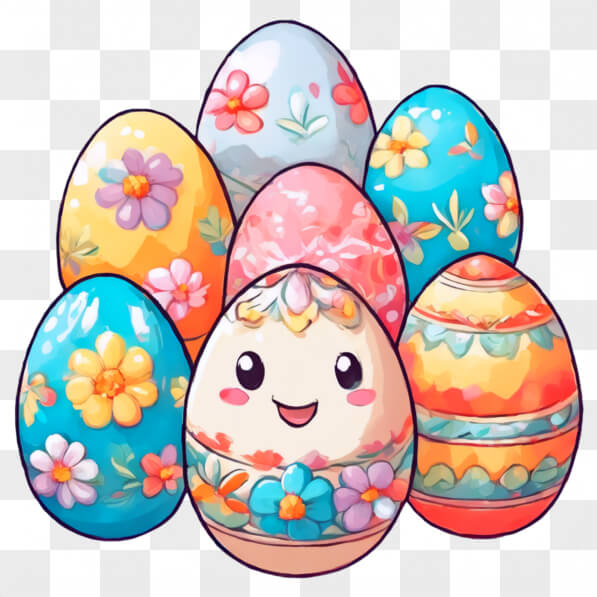 Download Creative Easter Egg Decor For Spring Kawaii Online Creative Fabrica