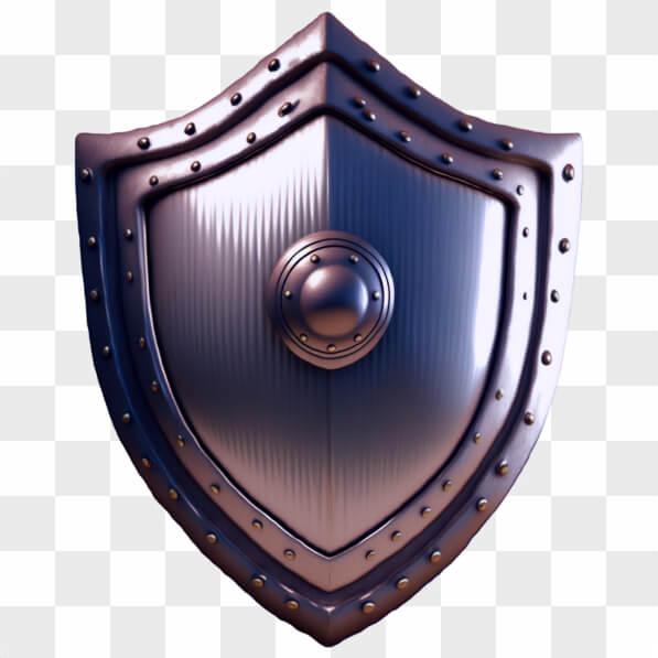 Download Metal Shield with Rivets and Holes PNGs Online - Creative Fabrica
