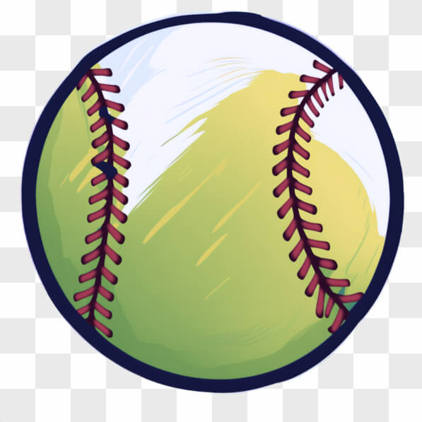 Download Hand-Drawn Softball Ball PNGs Online - Creative Fabrica