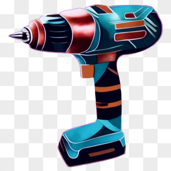 Download Colorful Abstract Electric Drill Design PNGs Online - Creative ...