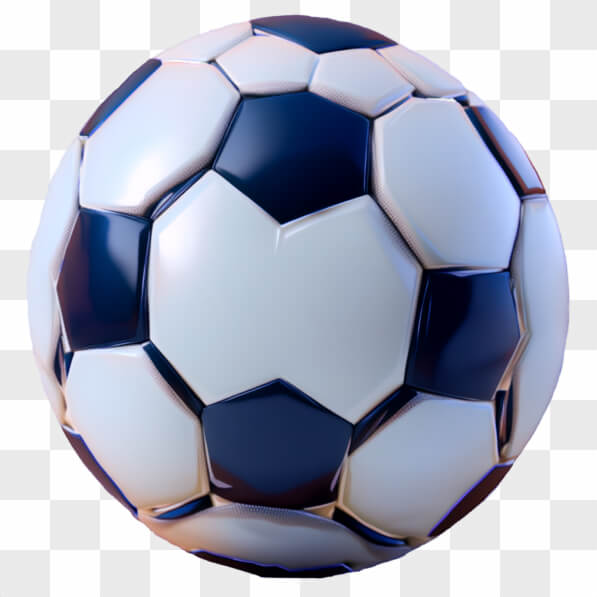 Descarga Balón de Fútbol Azul y Blanco Flotante PNGs En Línea ...