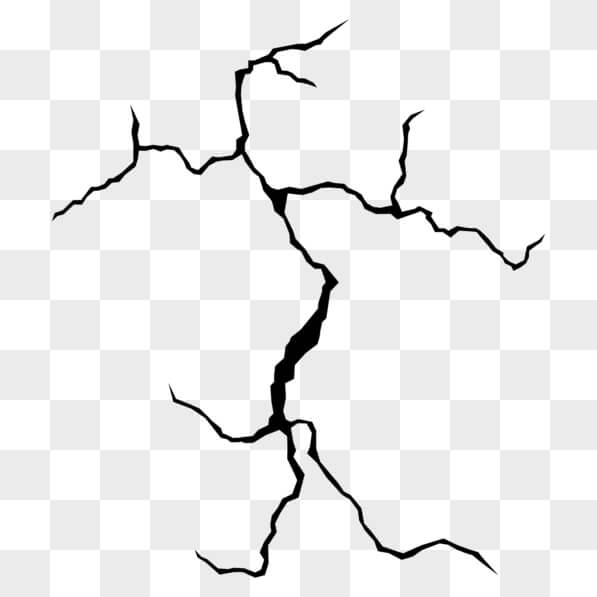 Download Cracked Wall Vector Illustration PNGs Online - Creative Fabrica