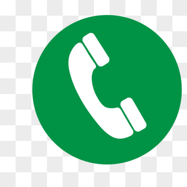 Download Green and White Phone Icon PNGs Online - Creative Fabrica