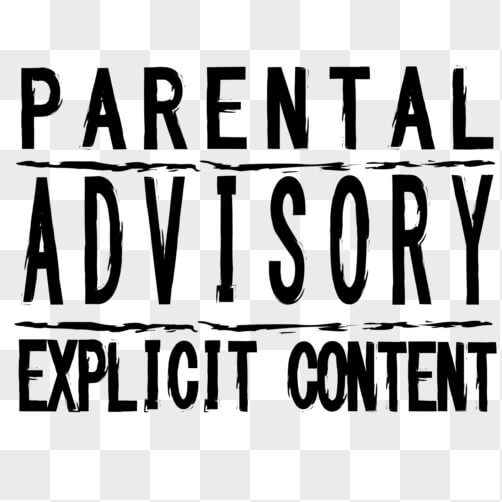 Download Parental Advisory Explicit Content Logo PNGs Online - Creative ...