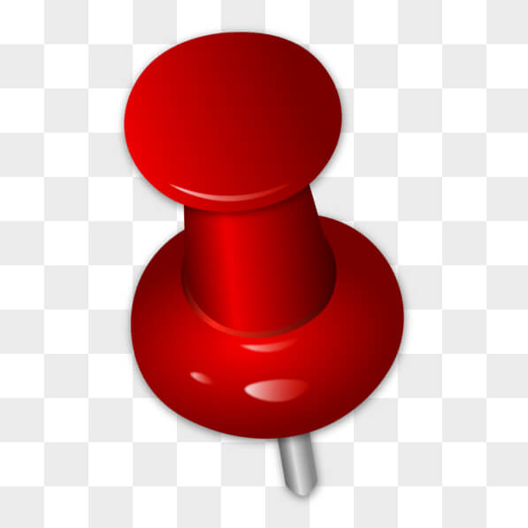 Descarga Chincheta roja en fondo blanco PNGs En Línea - Creative Fabrica