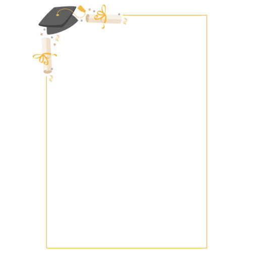 Download Elegant Graduation Certificate Border Frames Online - Creative ...