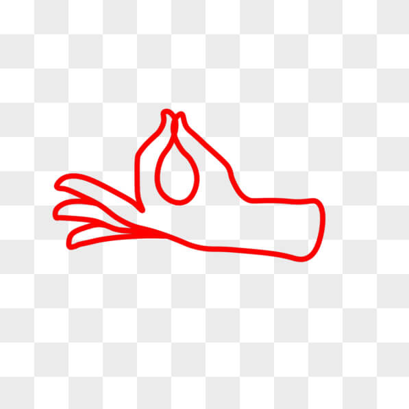 Download Hand with Om Symbol PNGs Online - Creative Fabrica