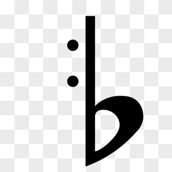 Download Musical Instrument with 'b' Symbol PNGs Online - Creative Fabrica