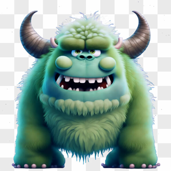 Scarica Mostro Verde con Grandi Corna e Grandi Occhi PNGs Online ...