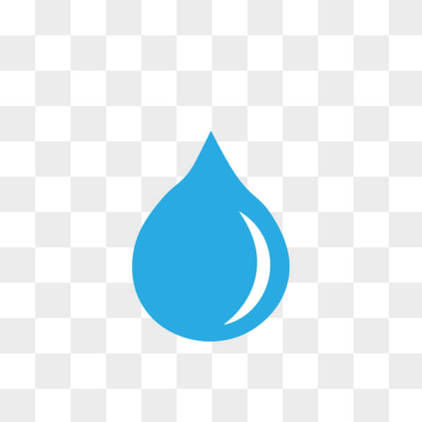 Download Blue Water Drop Icon PNGs Online - Creative Fabrica