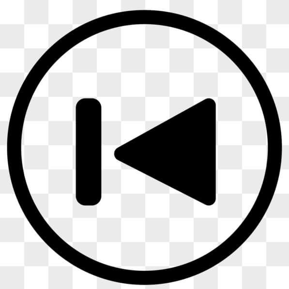 Download Black and White Play Button Symbol PNGs Online - Creative Fabrica