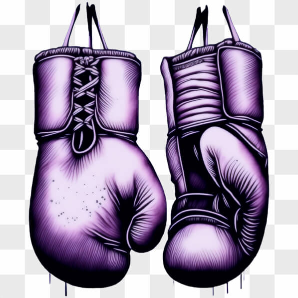 Download Artistic Purple Boxing Gloves PNGs Online - Creative Fabrica