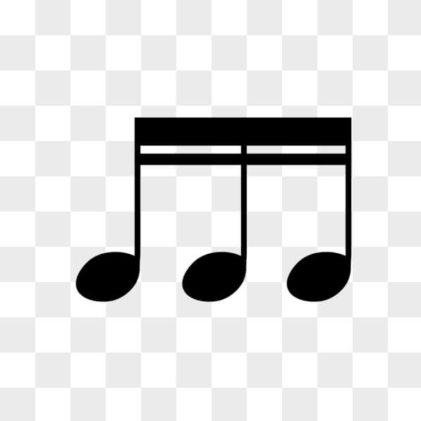 Download Musical Note Icon PNGs Online - Creative Fabrica