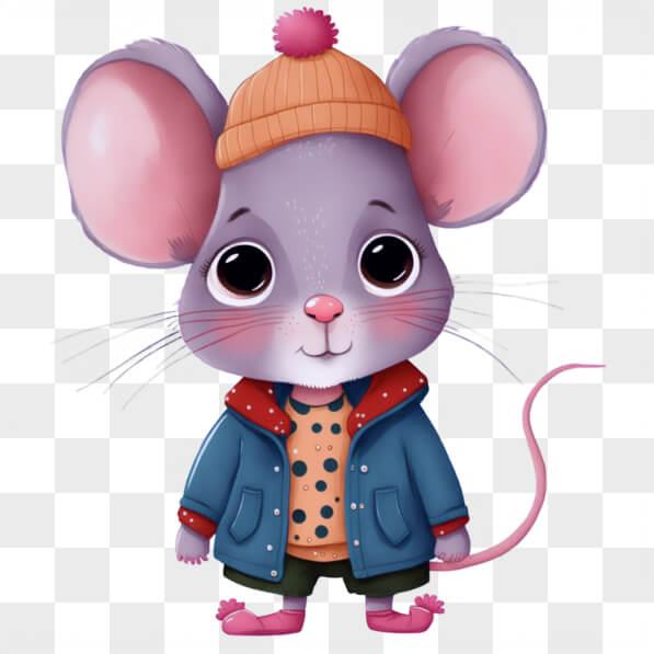 Descarga Ratón de Dibujos Animados en Traje Naranja PNGs En Línea ...