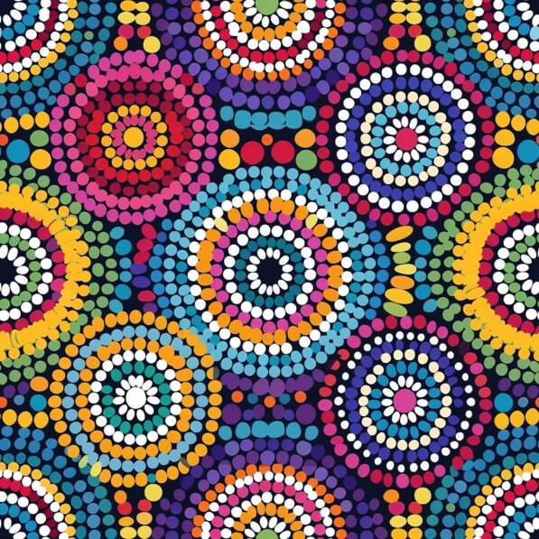 Download Seamless Pattern of Colorful Dots Patterns Online - Creative ...