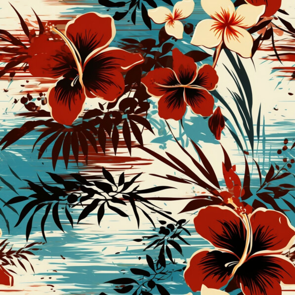 Download Hibiscus Flower Seamless Pattern Patterns Online - Creative ...