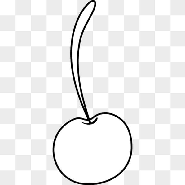 Download Cherry Outline Drawing PNGs Online - Creative Fabrica