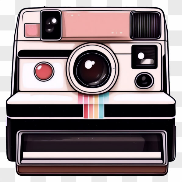 Download Vintage Polaroid Camera PNGs Online - Creative Fabrica