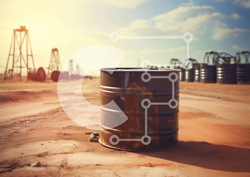 Download Rusty Oil Barrel and Oil Wells Stockphotos Online - Creative ...