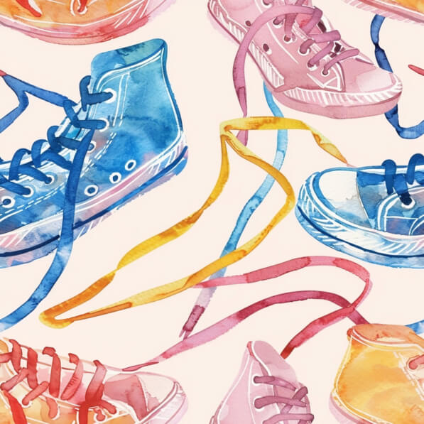 Download Colorful Sneakers Seamless Pattern Patterns Online - Creative ...