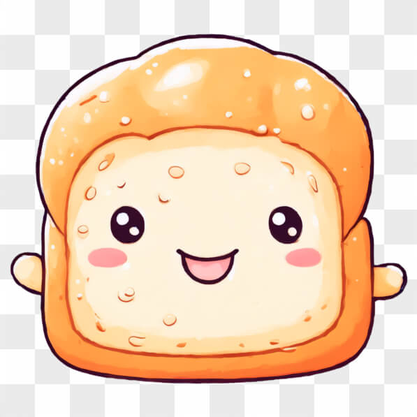 Download Delightful Smiling Bread - Kawaii Treat Kawaii Online ...
