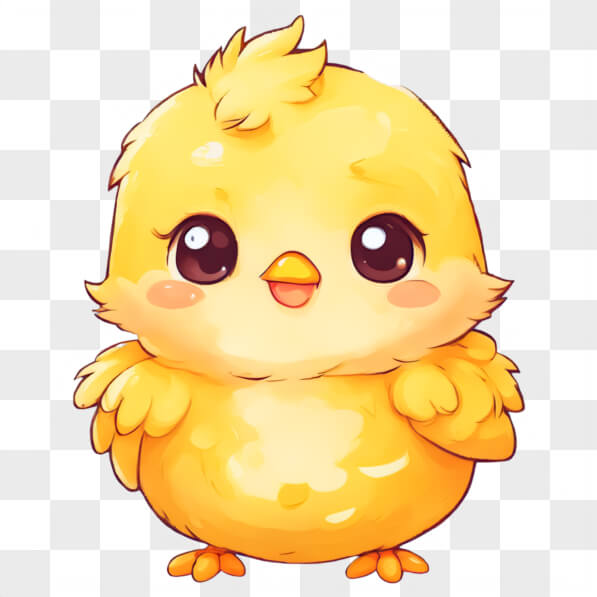 Descarga Adorable Pollito Amarillo Kawaii Kawaii En Línea - Creative ...
