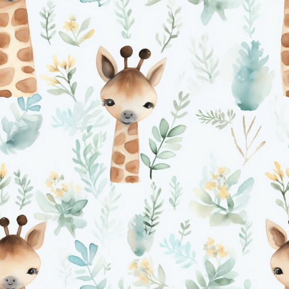 Download Seamless Giraffe Pattern Patterns Online - Creative Fabrica