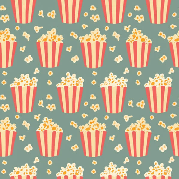 Download Popcorn Bucket Seamless Pattern with 'Peanuts' Patterns Online ...