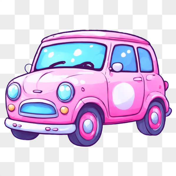 Download Kawaii Pink Car with Small Windows Kawaii Online - Creative ...