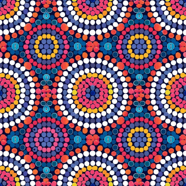 Download Colorful Aboriginal Dot Pattern Seamless Background Patterns ...