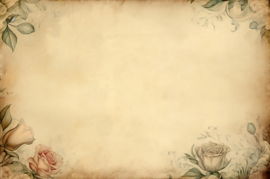 Download Old-Fashioned Paper Background with Roses and Flowers ...