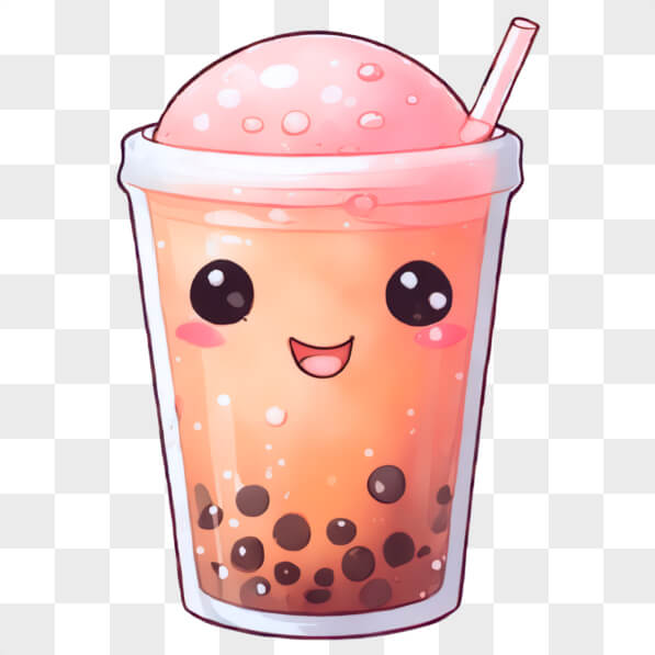 Download Adorable Kawaii Bubble Tea Kawaii Online - Creative Fabrica
