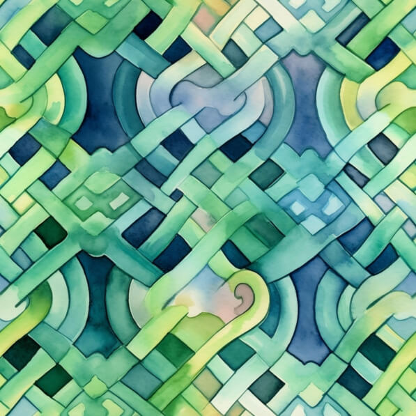 Download Watercolor Painting: Celtic Knot Design Patterns Online ...