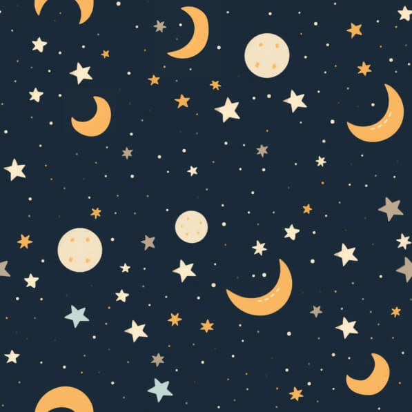 Download Night Sky Seamless Pattern with Stars and Moons Patterns ...