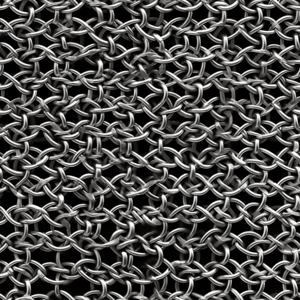 Download Intricate Chain Link Pattern on Black Background Patterns ...