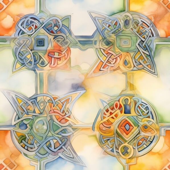 Download Colorful Celtic Knot Painting Patterns Online - Creative Fabrica