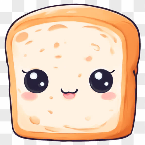 Download Kawaii Bread Artwork with Cute Faces Kawaii Online - Creative ...